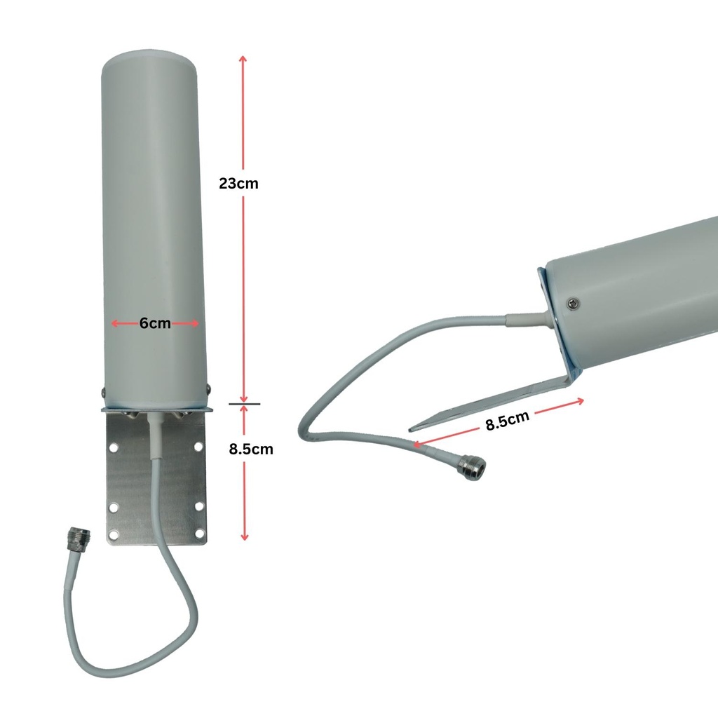 Wirox 6-8 dBi Cellular Omni Antenna (N Female) | Expert Mobile ...